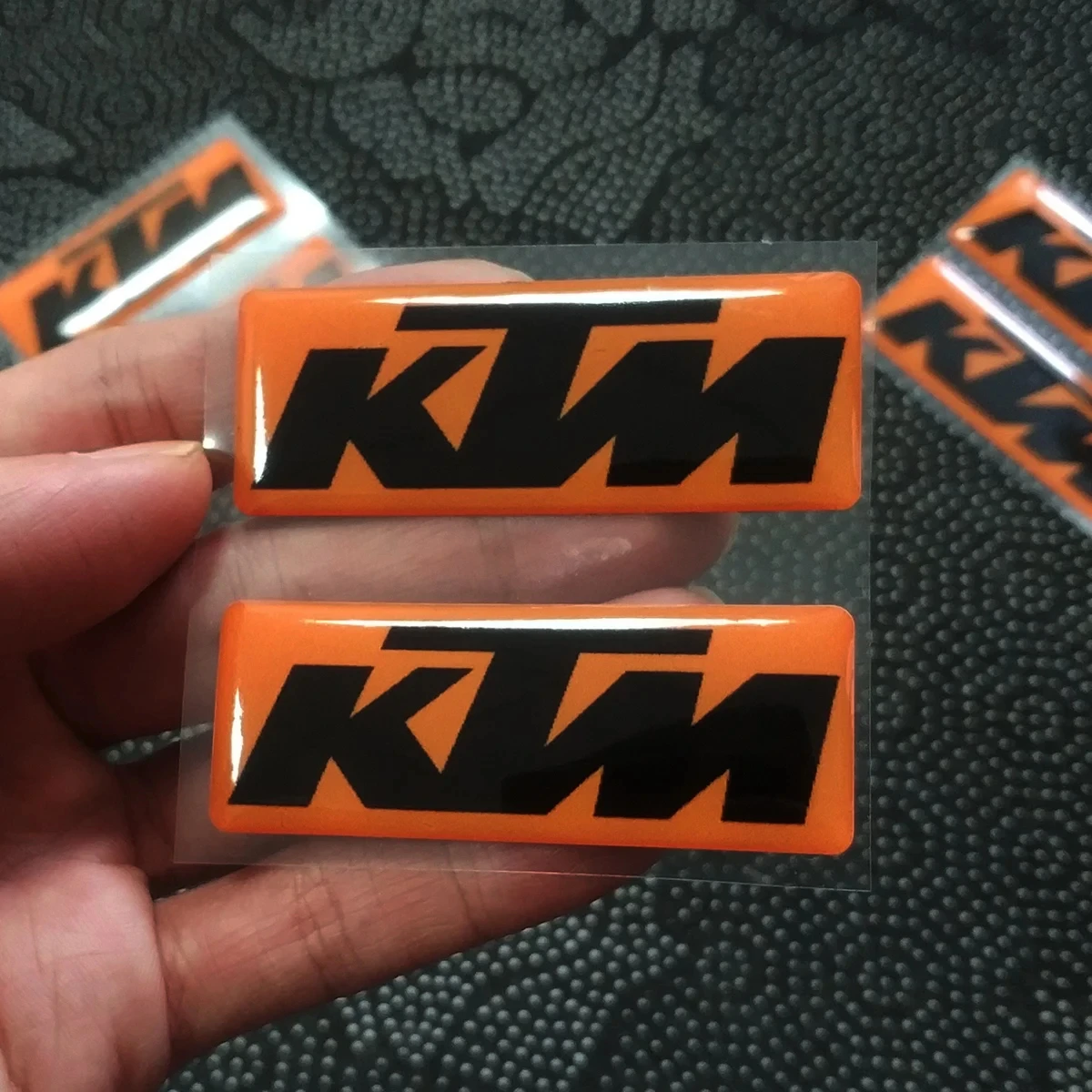 1-Pair-Ktm-3d-Sticker-Logo-Motorcycle-Decals-Tank-Pad-Helmet-Emblem-For ...