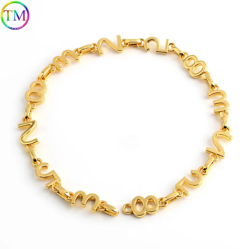 1-5-Meter-4Colors-Metal-Chains-Letter-Chains-For-Diy-Jewelry-Female ...