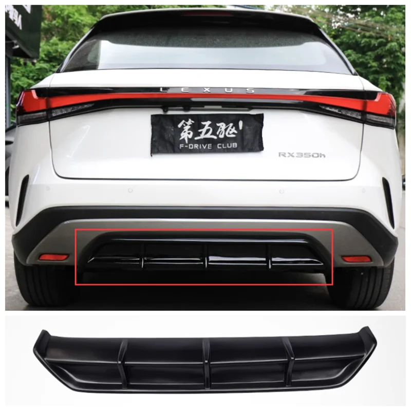 For-Lexus-RX350-RX450-RX500-2023-2024-High-Quality-ABS-Black-Car-Bumper ...