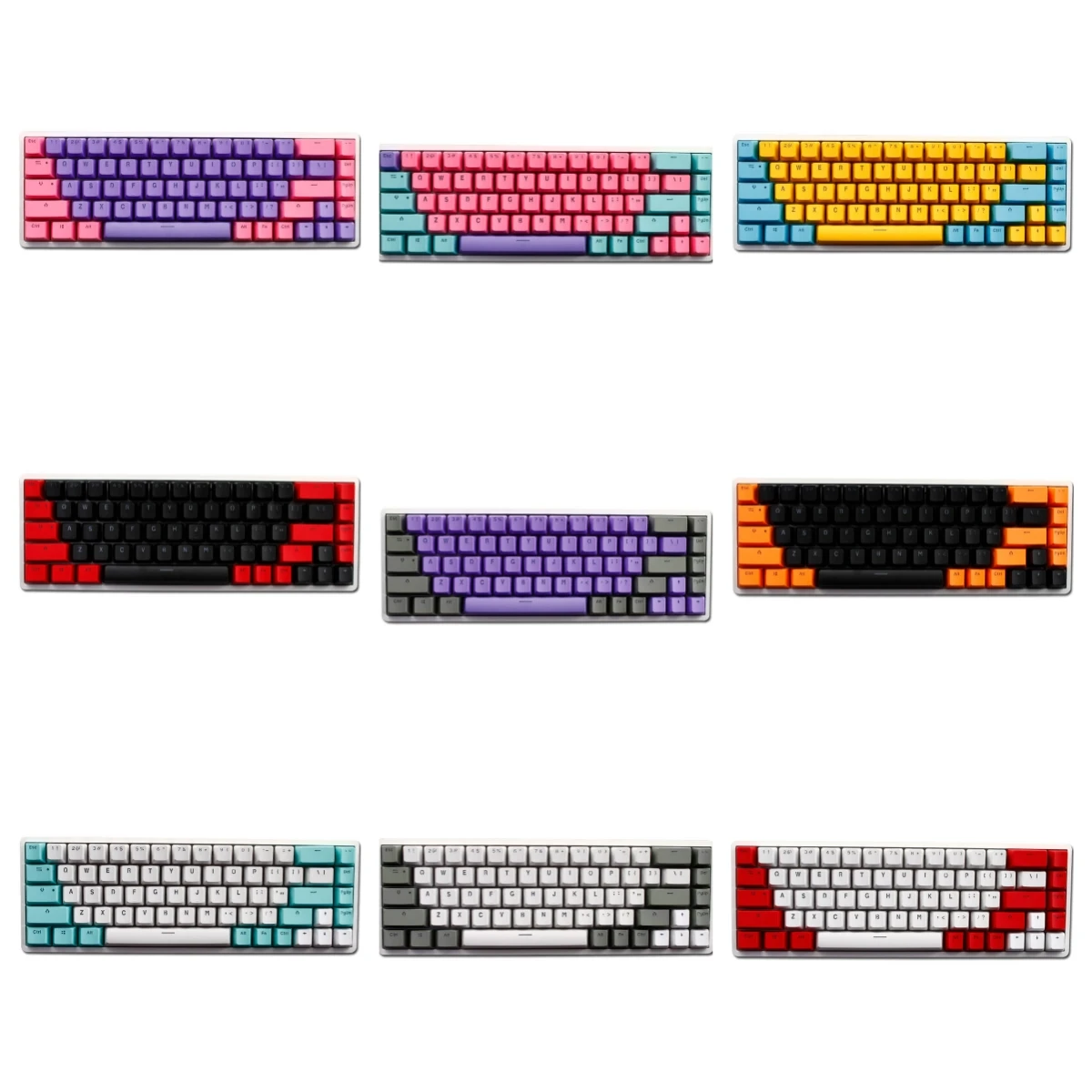 WKL-68-Keys-PBT-Doubleshot-Backlit-Keycaps-Set-OEM-Profile-for-MX ...