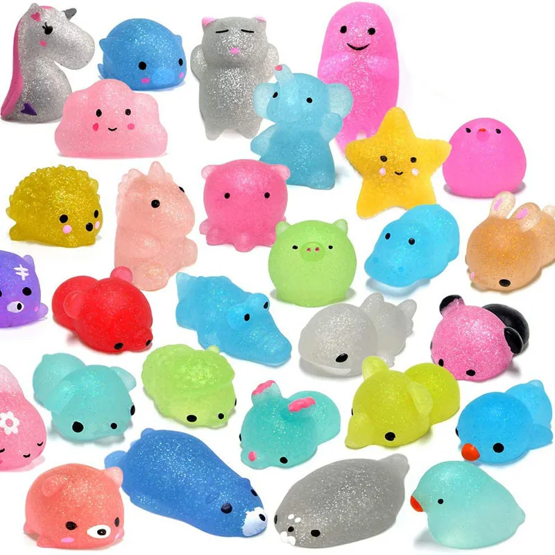 Mochi-Squishy-Glitter-Kawaii-Stuff-Anti-Stress-Squeeze-Fidget-Toys-For ...