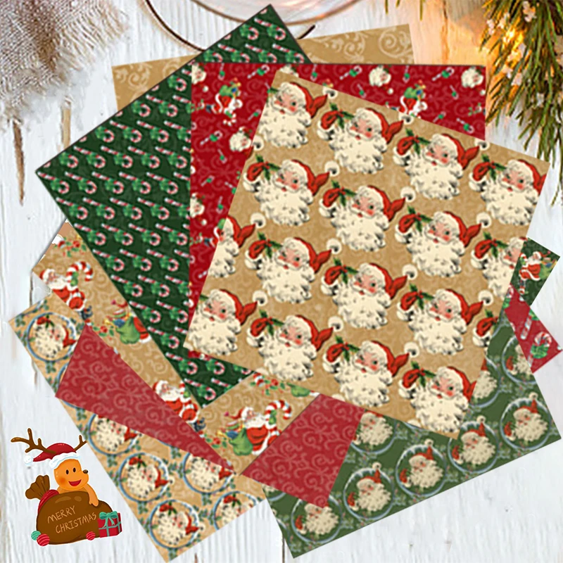 Christmas-Wrapping-Paper-12-Styles-24-Sheets-Scrapbooking-Patterned ...