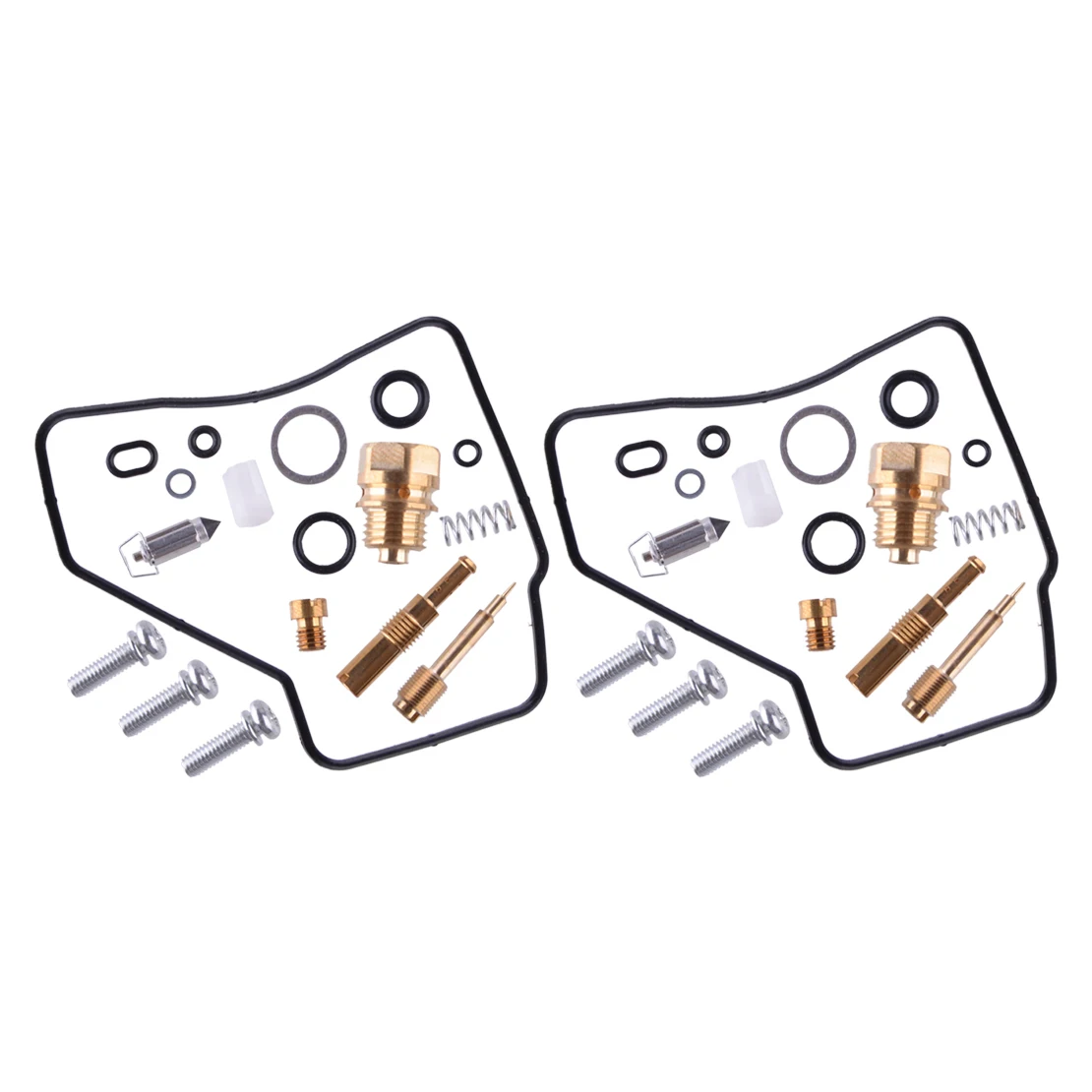 2 Sets Motorcycle Carburetor Repair Kit Carb Fix Rebuild Set Fit for ...