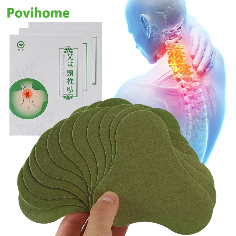 20/60Pcs Wormwood Neck Pain Plaster Ginger Patch Pain Relief Joint ...