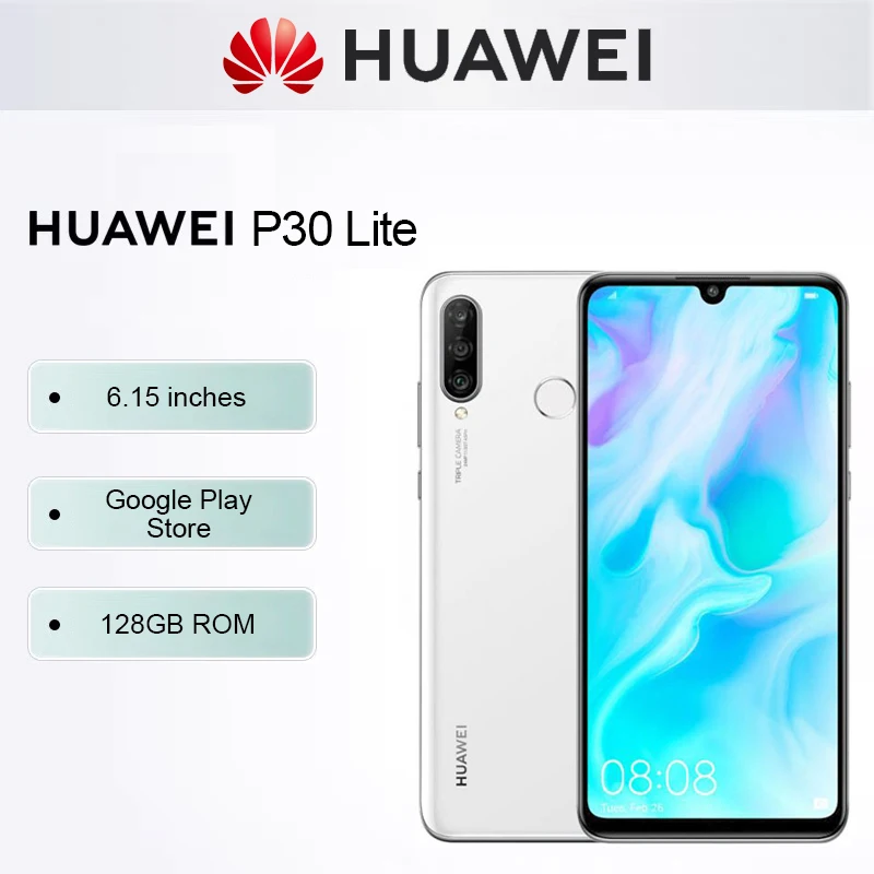 HUAWEI-T-l-phone-portable-P30-Lite-cran-de-128-pouces-smartphone-m ...