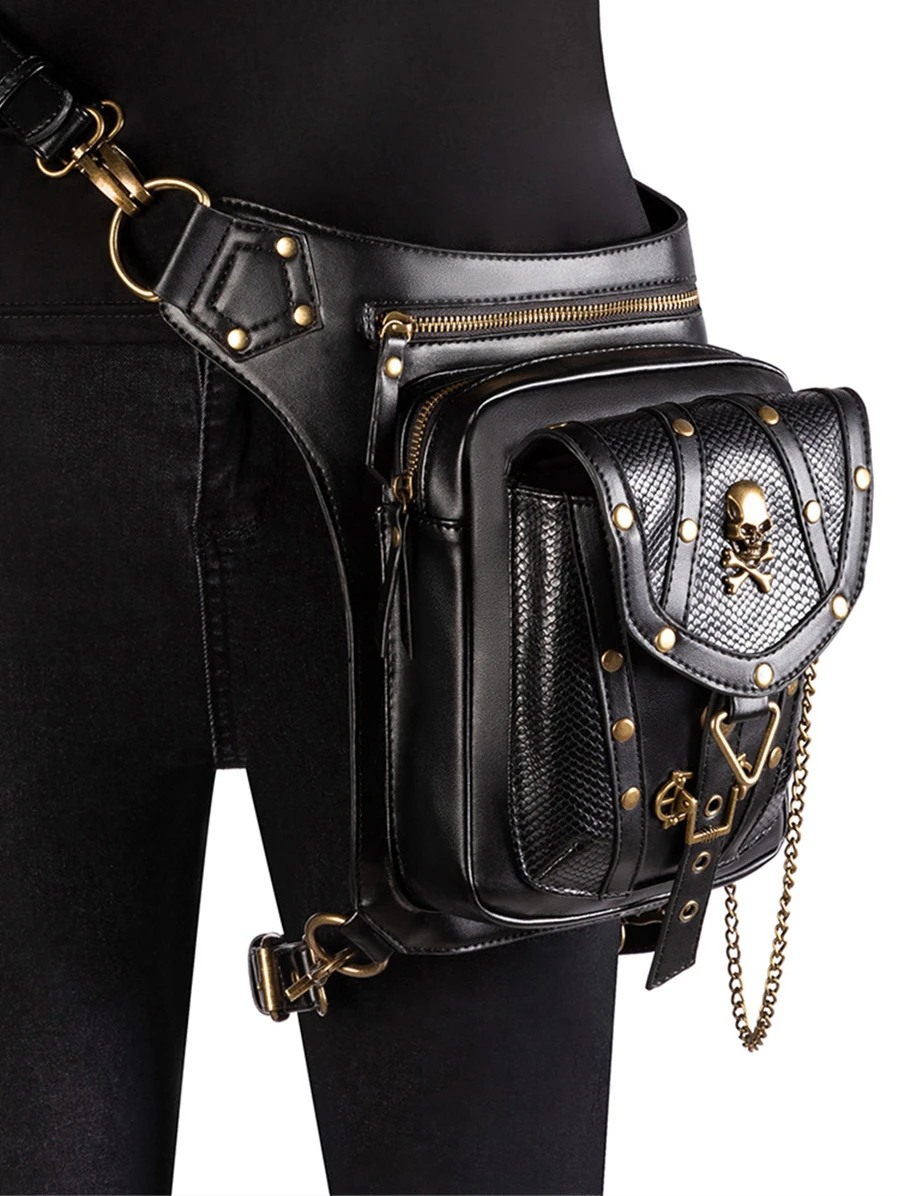 How To Wear Steampunk Waist Leg Bag at Cody Schlater blog