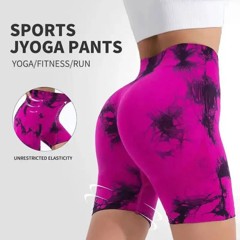 Seamless-Tie-Dye-Tight-Fitting-Hip-Lifting-Pants-High-Waisted-Yoga-Fitness-Pants-Running-Sports ...
