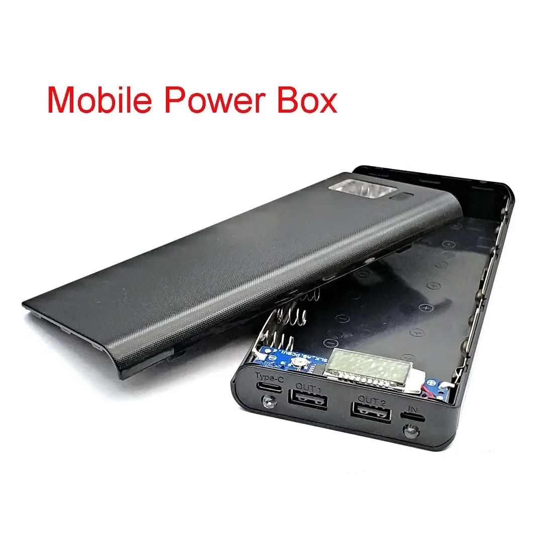 DIY-Power-Bank-Battery-Case-Caixa-De-Armazenamento-De-Banco-De-Pot-ncia ...