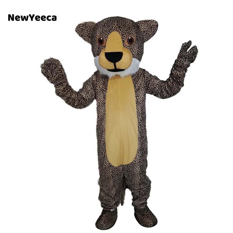 Disfraz de mascota león marrón, disfraz de leopardo de anime elegante ...