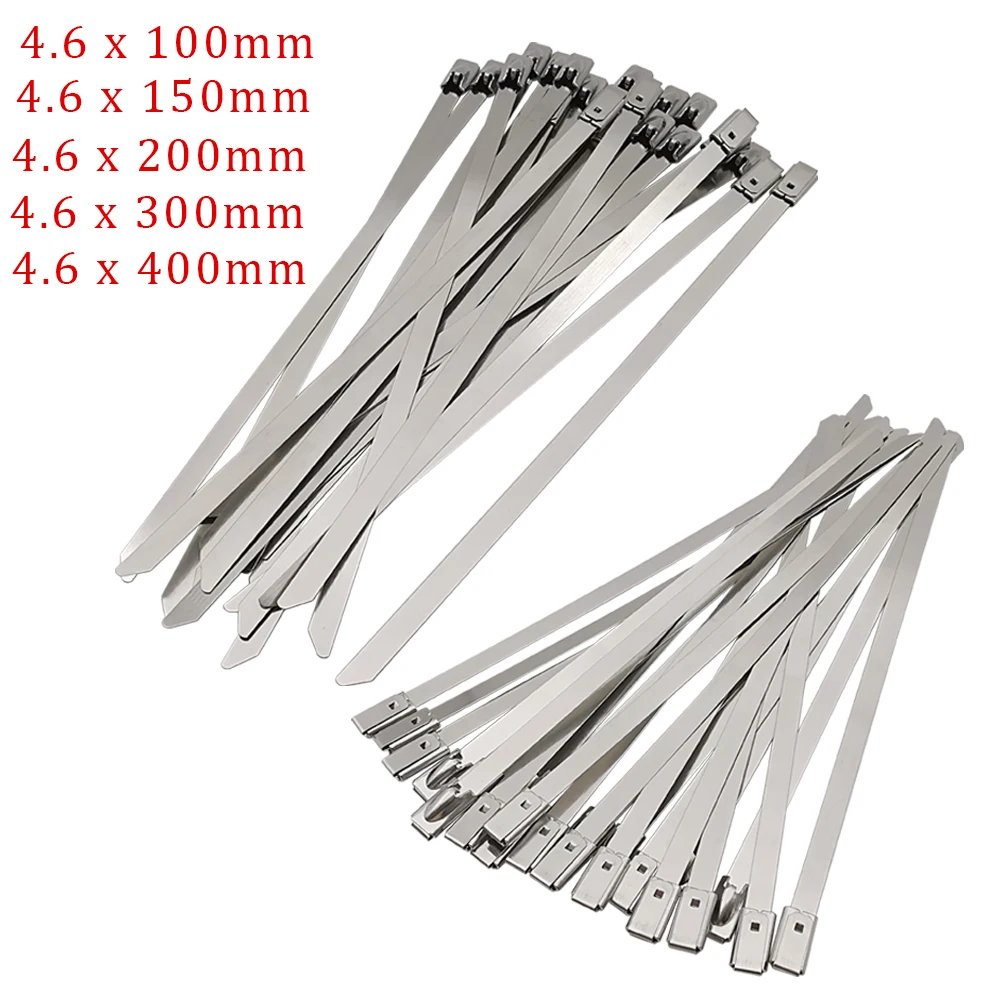 Width-4-6mm-Self-Locking-Cable-Ties-Stainless-Steel-Tie-Multi-Purpose ...