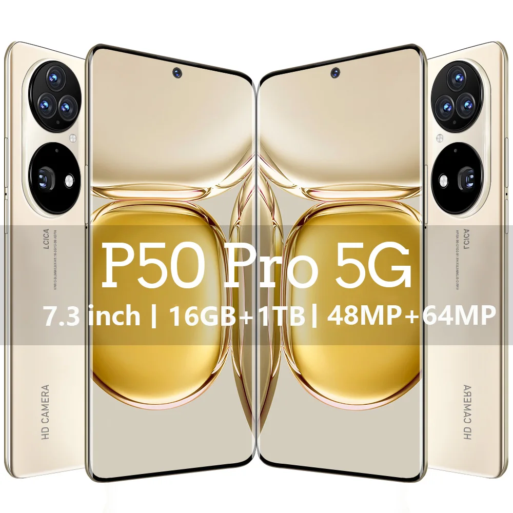 Teléfono Inteligente P50 Pro, Smartphone con Android 11,0 y pantalla completa de 2022 pulgadas ...