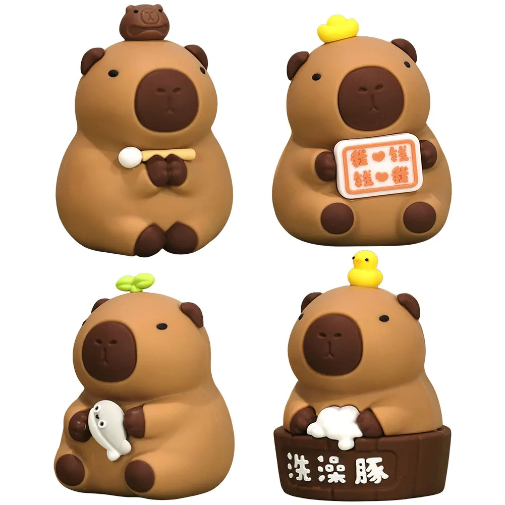 Capybara-Statue-Cute-Small-Capybara-Figurines-Cartoon-Capybara-Tabletop ...