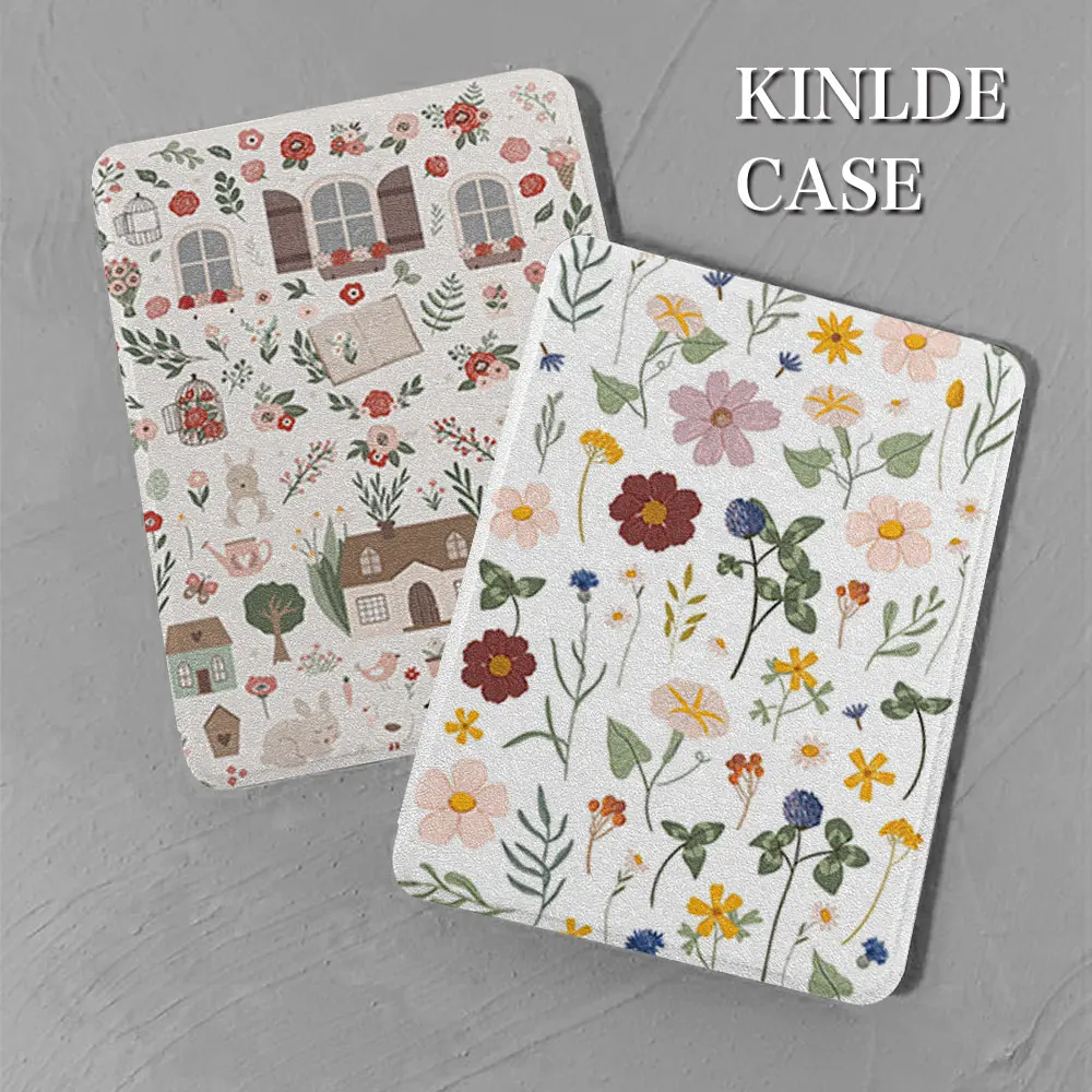 kindle-case-paperwhite1th-2th-3th-a-screen-full-of-plant-patterns-2022 ...