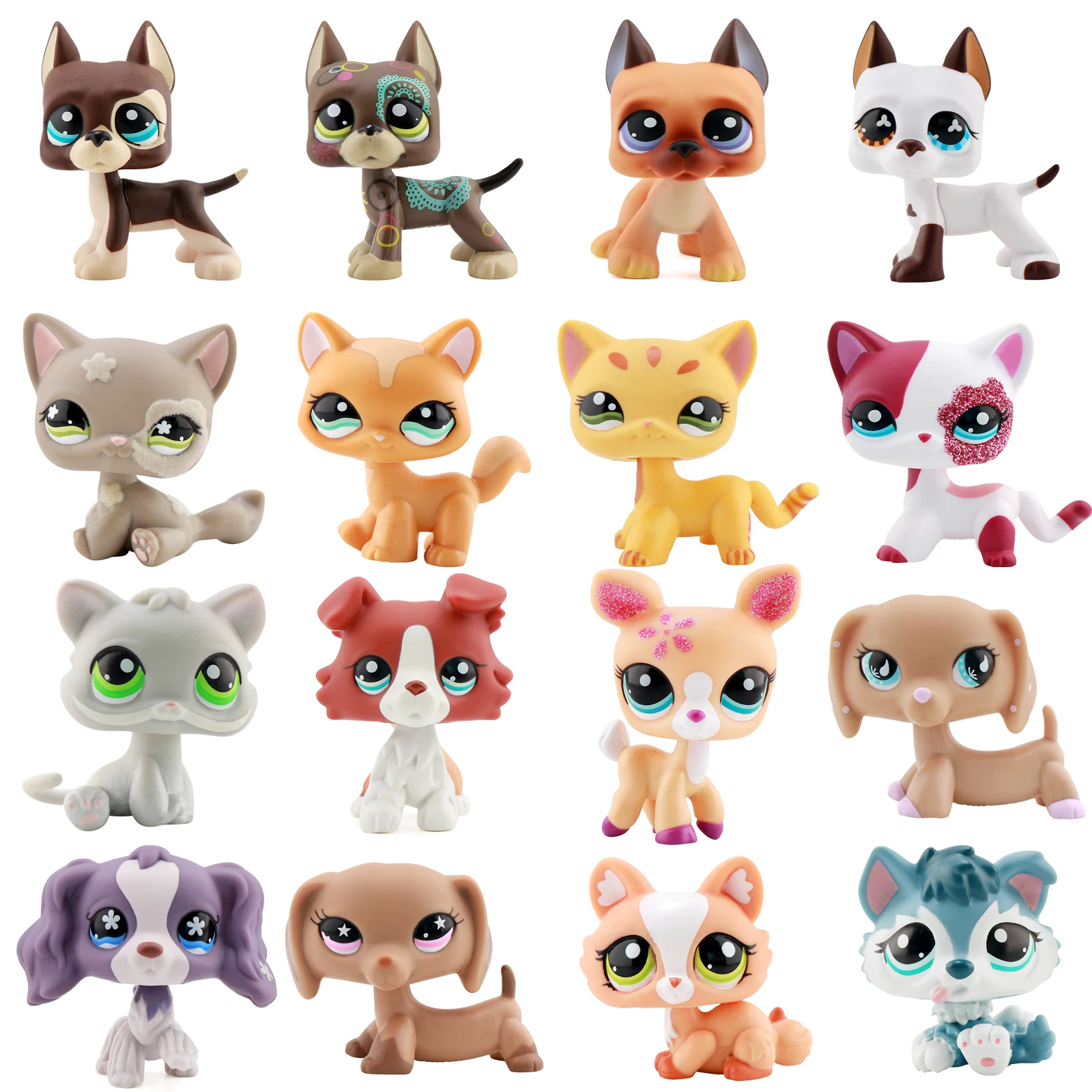 Pet Shop,Rare Children's Toy, Interesting Cartoon Cats and Dogs Toys ...