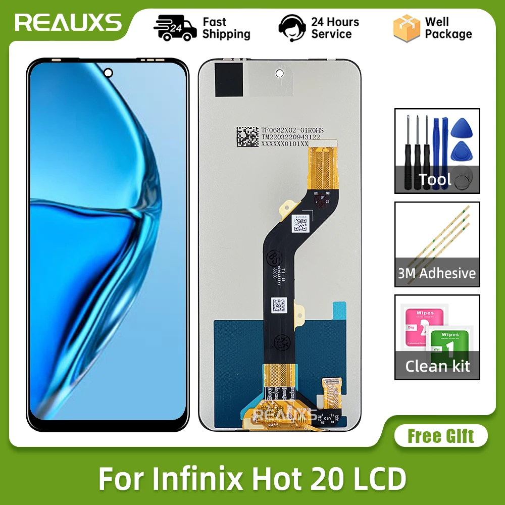 6-82-Original-New-For-Infinix-Hot-20-X6826-LCD-Display-Touch-Screen ...