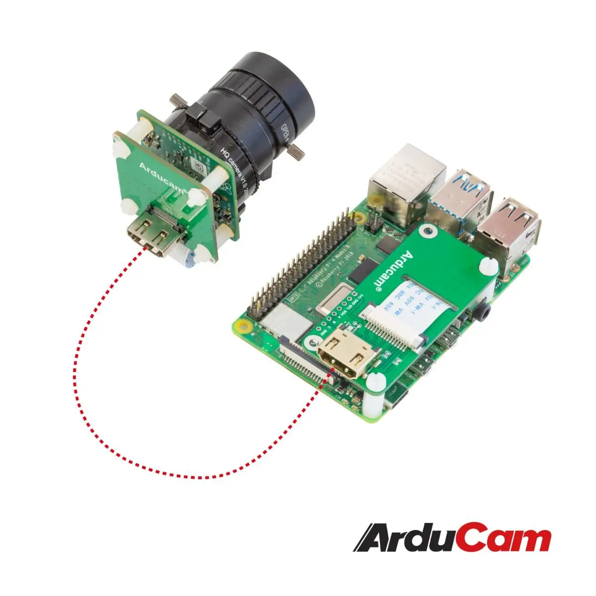 Arducam CSI to HDMI Adapter Board for 12MP IMX477 Raspberry Pi HQ ...