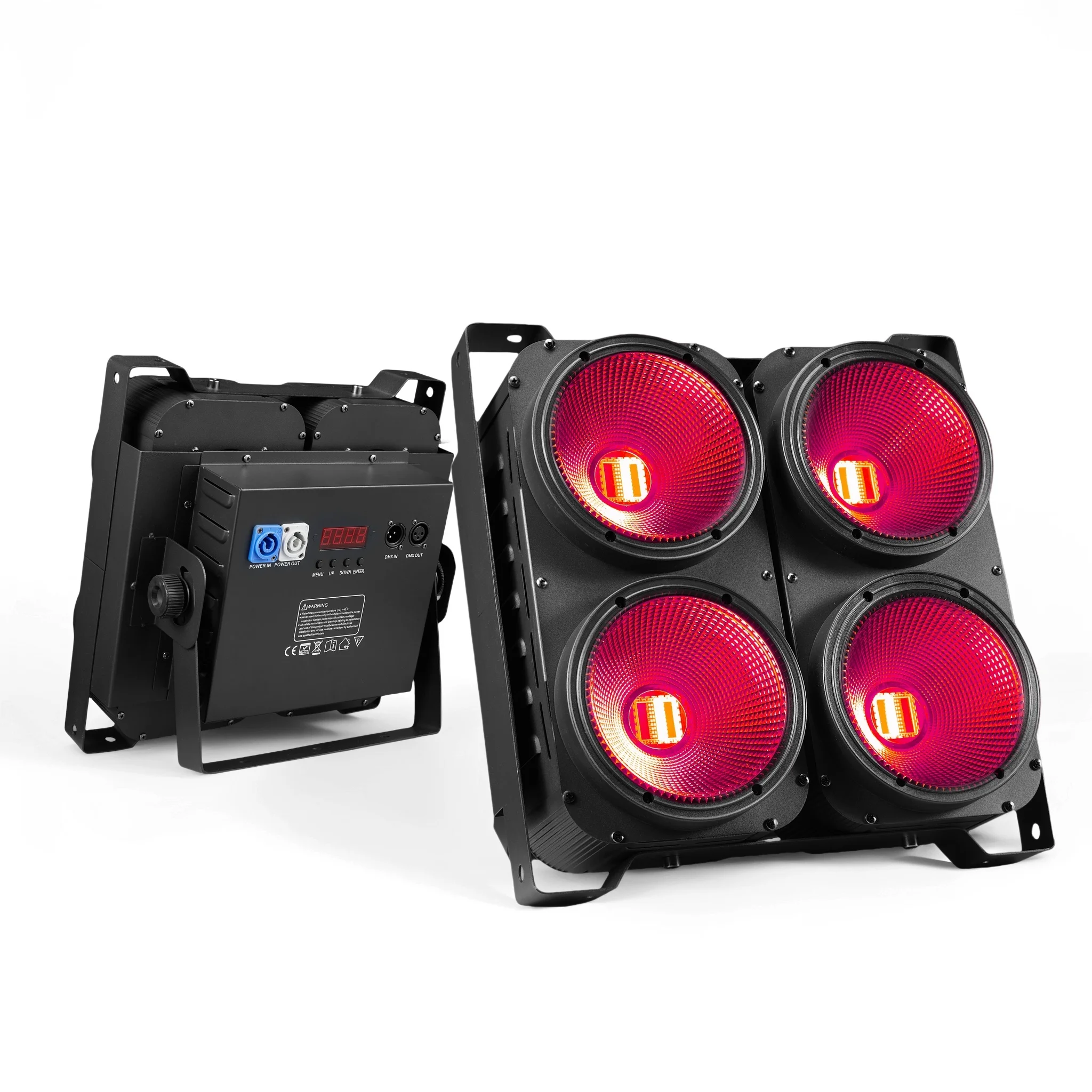4x100W 6in1RGBWA/UV COB LED Blinder Lights 4 Eye 400w Led Audience ...
