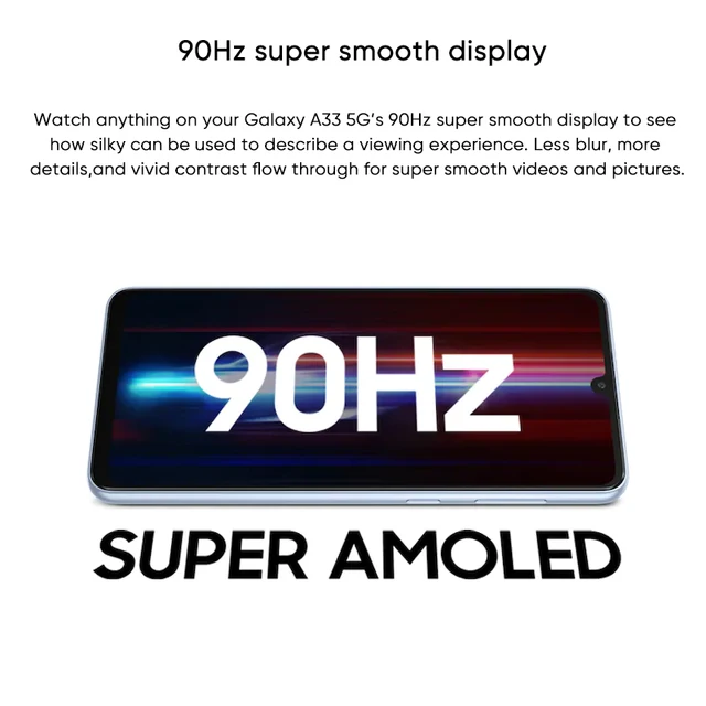Original New Samsung Galaxy A33 5G Smartphone Exynos 1280 Octa-core ...