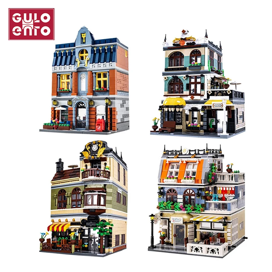 Blocks Street Building | Architecture Blocks | Building Blocks Moc ...