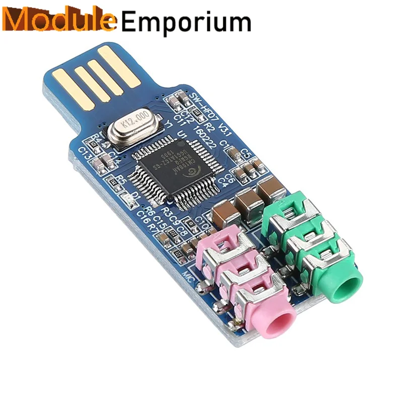 Free Drive Usb Sound Card Computer External Sound Card Cm108