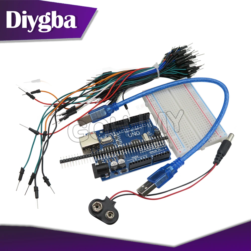 Starter Kit for Arduino Uno R3 - Bundle of 5 Items: For Uno R3 ...