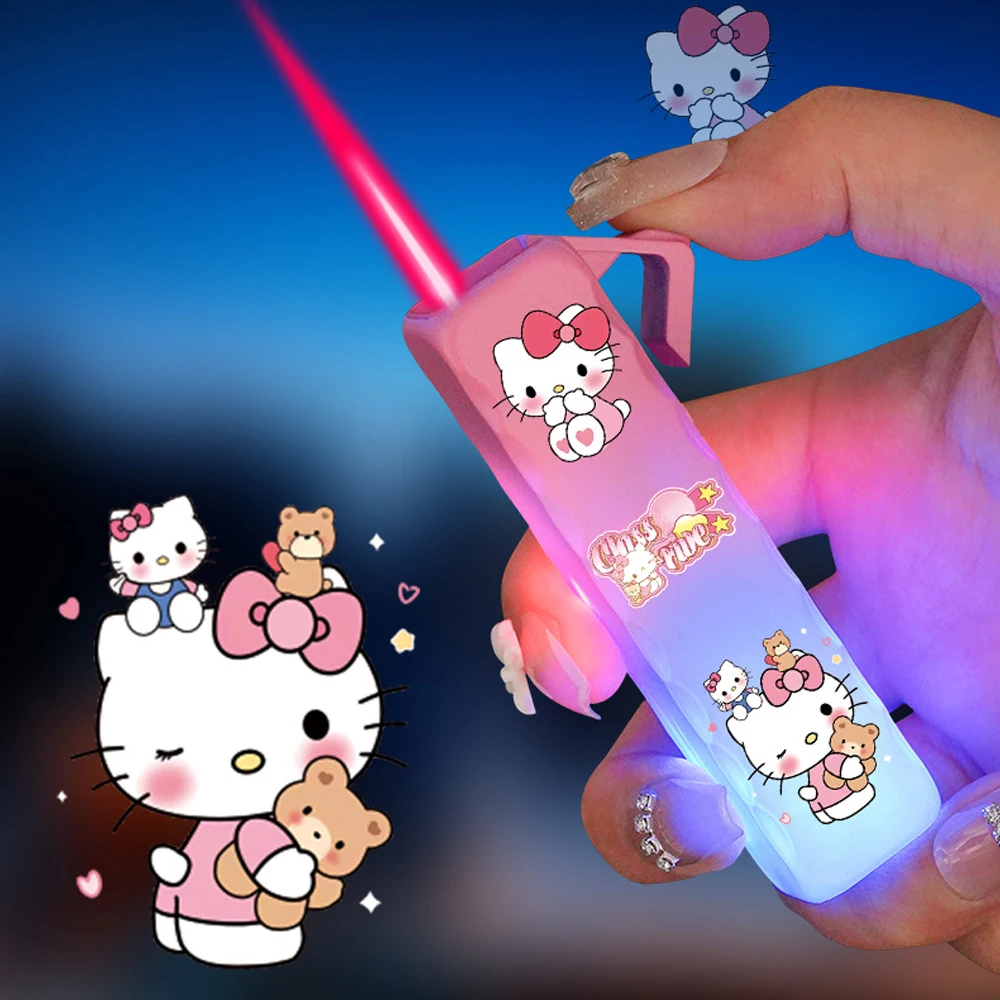 2024-Sanrio-Flashing-Kuromi-Hello-Kitty-Strobe-Light-Lighters-Pink ...