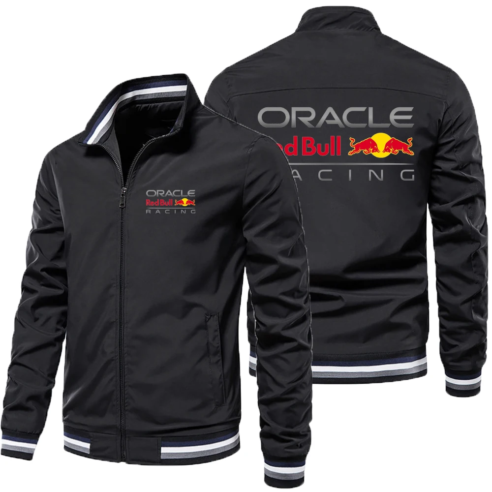 Red Bull Logo Racing Team Men Jackets Coat Spring Autumn Male Oversized ...