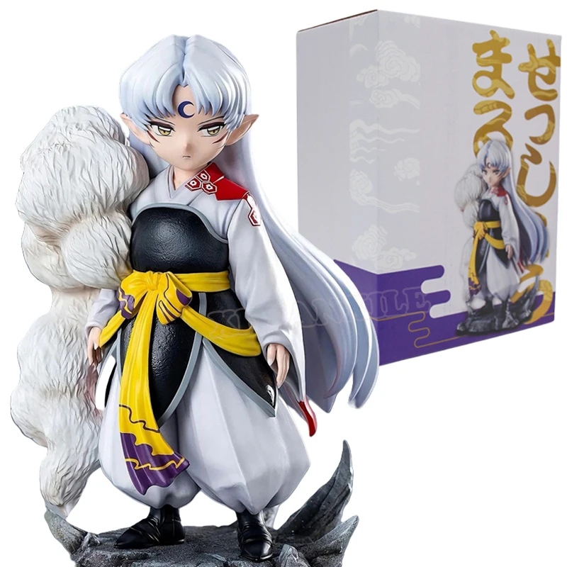 17cm Childhood Sesshoumaru Anime Figure InuYasha Action Figure ...