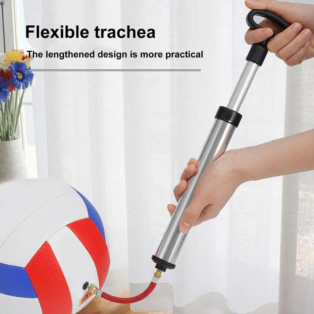 1-Set-Basketball-Pump-with-Needles-Nozzle-Extension-Hose-Aluminum-Alloy ...