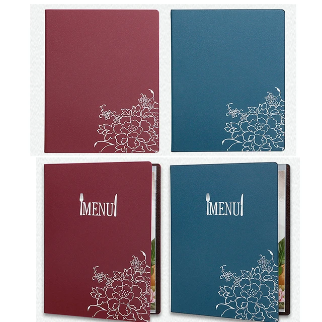 Blank Restaurant Menu Cover