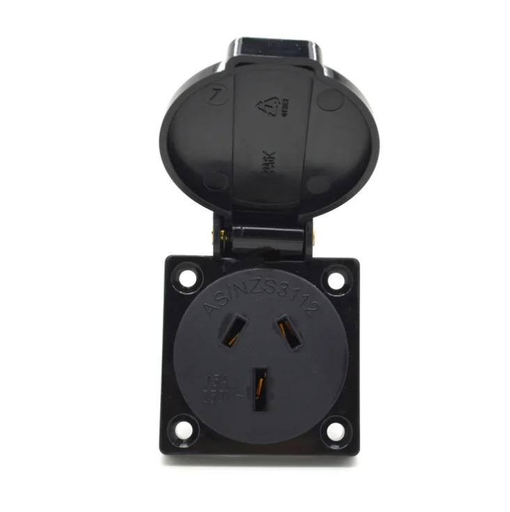Black-10A-15A-Australia-Outdoor-Industry-Waterproof-Socket-New-Zealand ...