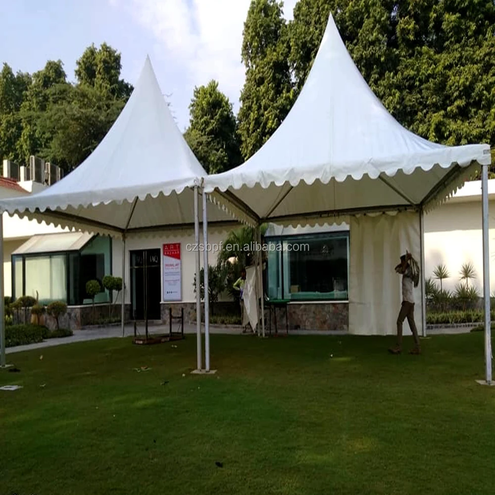 Customizable-5x5m-Hot-Galvanized-White-Outdoor-Pyramid-Tent-For-Event ...
