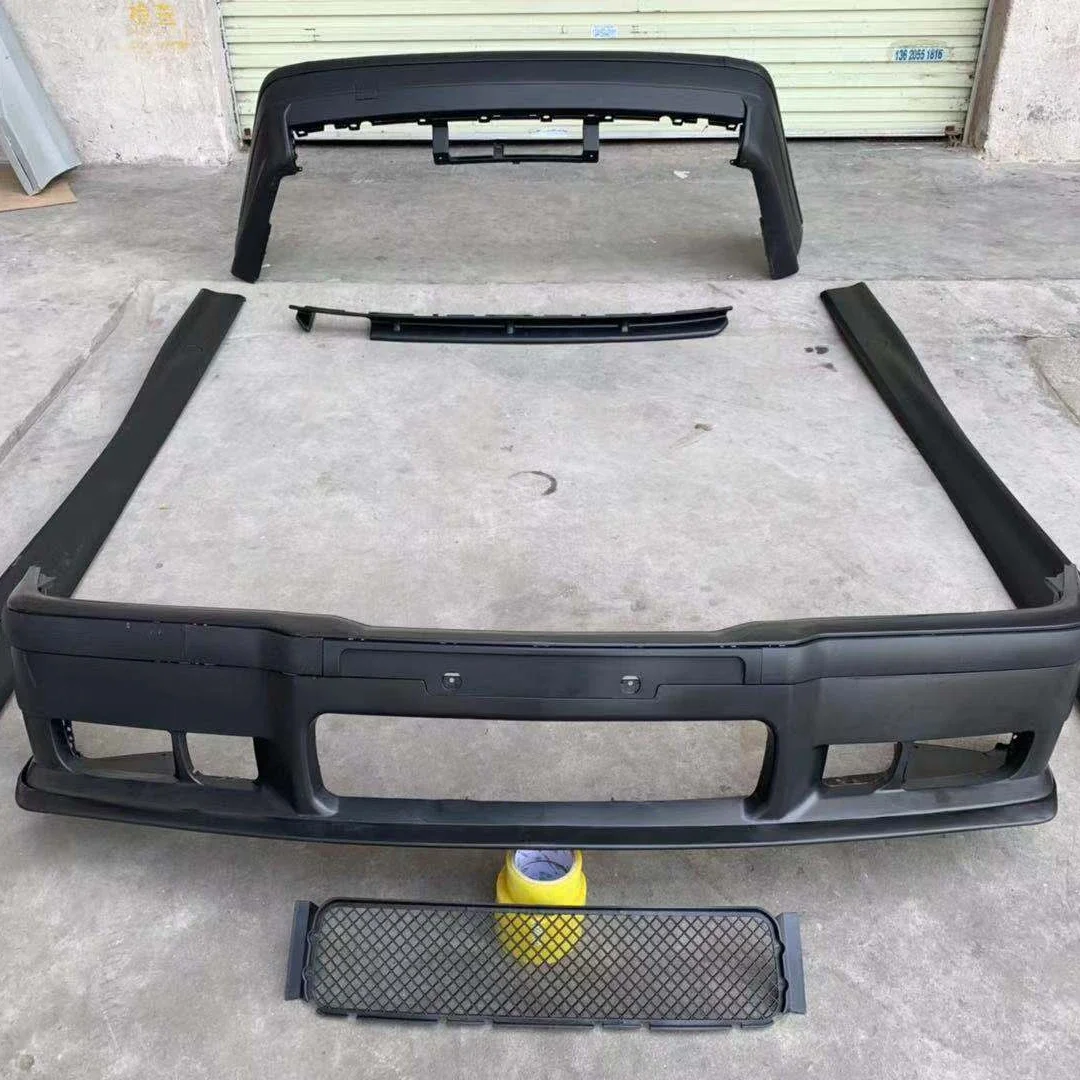 1990-1998-Body-Kit-E36-Upgrade-M3-Style-Front-Bumper-Rear-Bumper-Side ...
