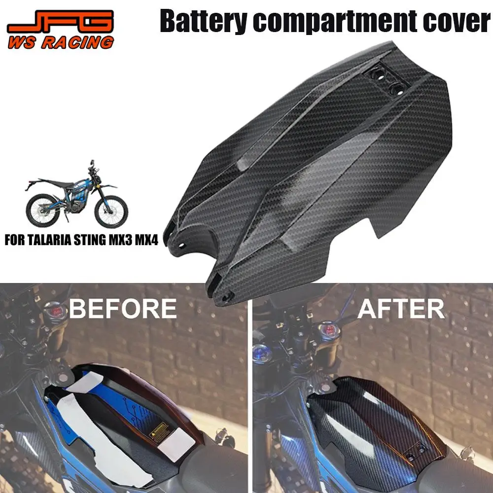 Motorcycle-Battery-Cover-Guard-PP-Plastic-Side-Clamp-Mount-For-TALARIA ...