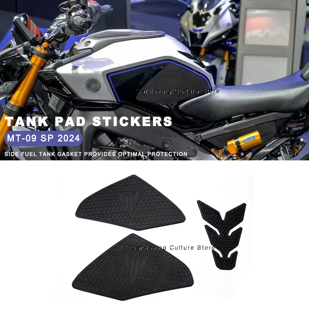 NEW-For-YAMAHA-MT09-MT-09-SP-2024-Motorcycle-Side-Fuel-Knee-Tank-Pad ...