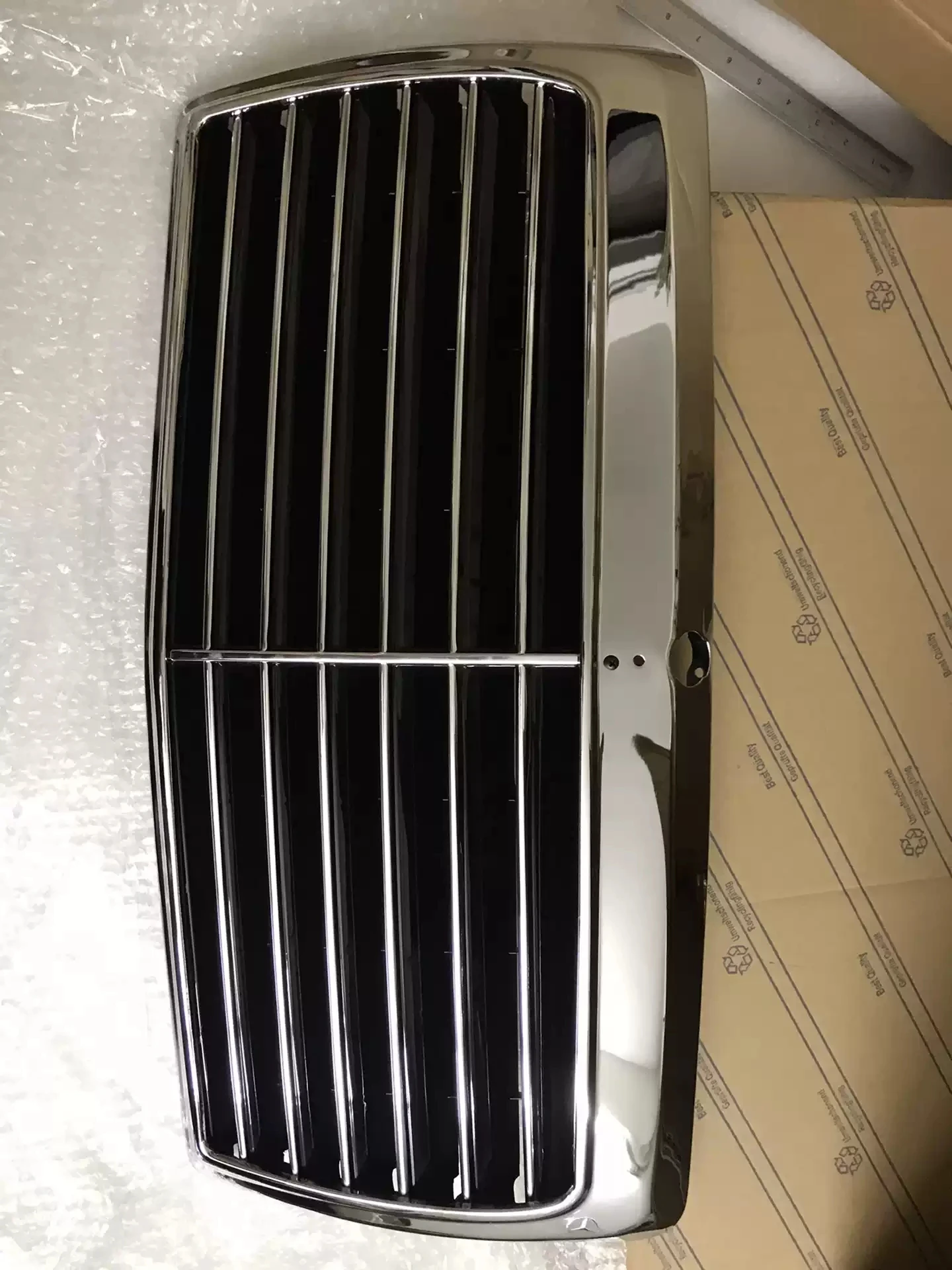 Máscara de rejilla de parachoques delantero para coche, accesorios para ...