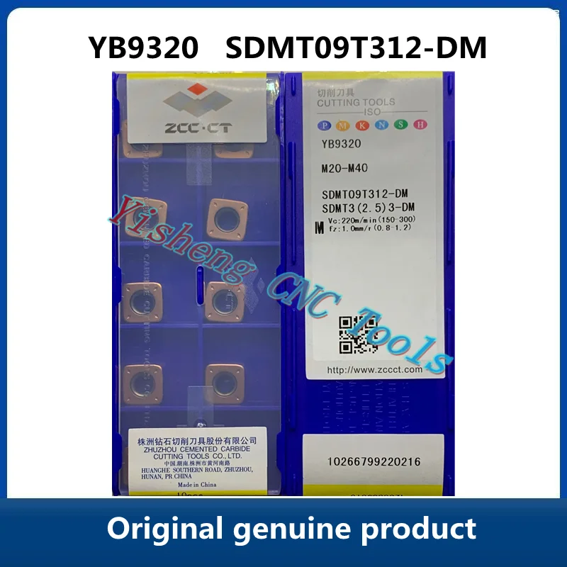 Produto genuíno original ZCC CT YBG202 YBC302 SDMT09T312 DM YB9320 ...