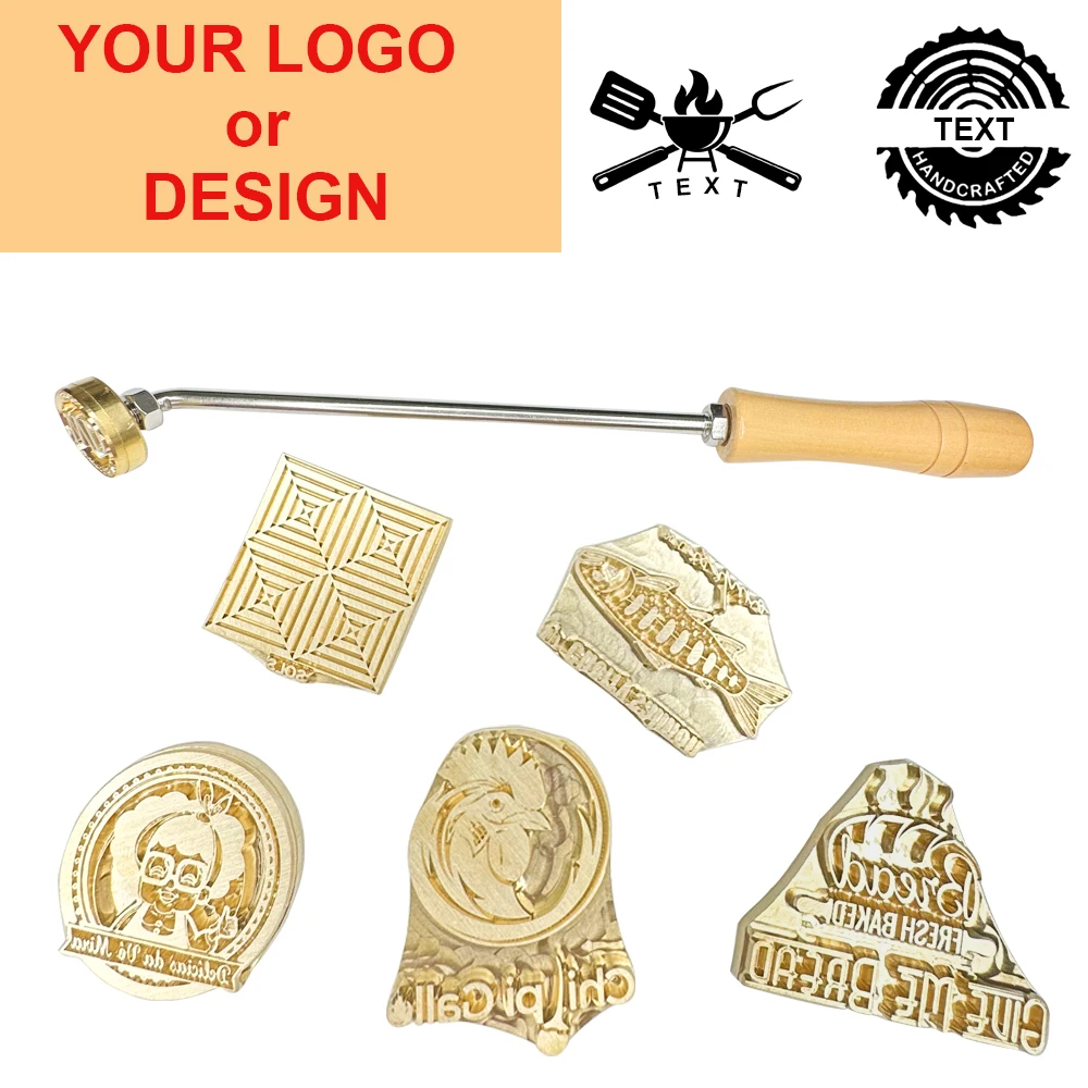 Branding-Iron-Stamp-Custom-Logo-or-Your-Design-Stamp-Head-and-Handle ...