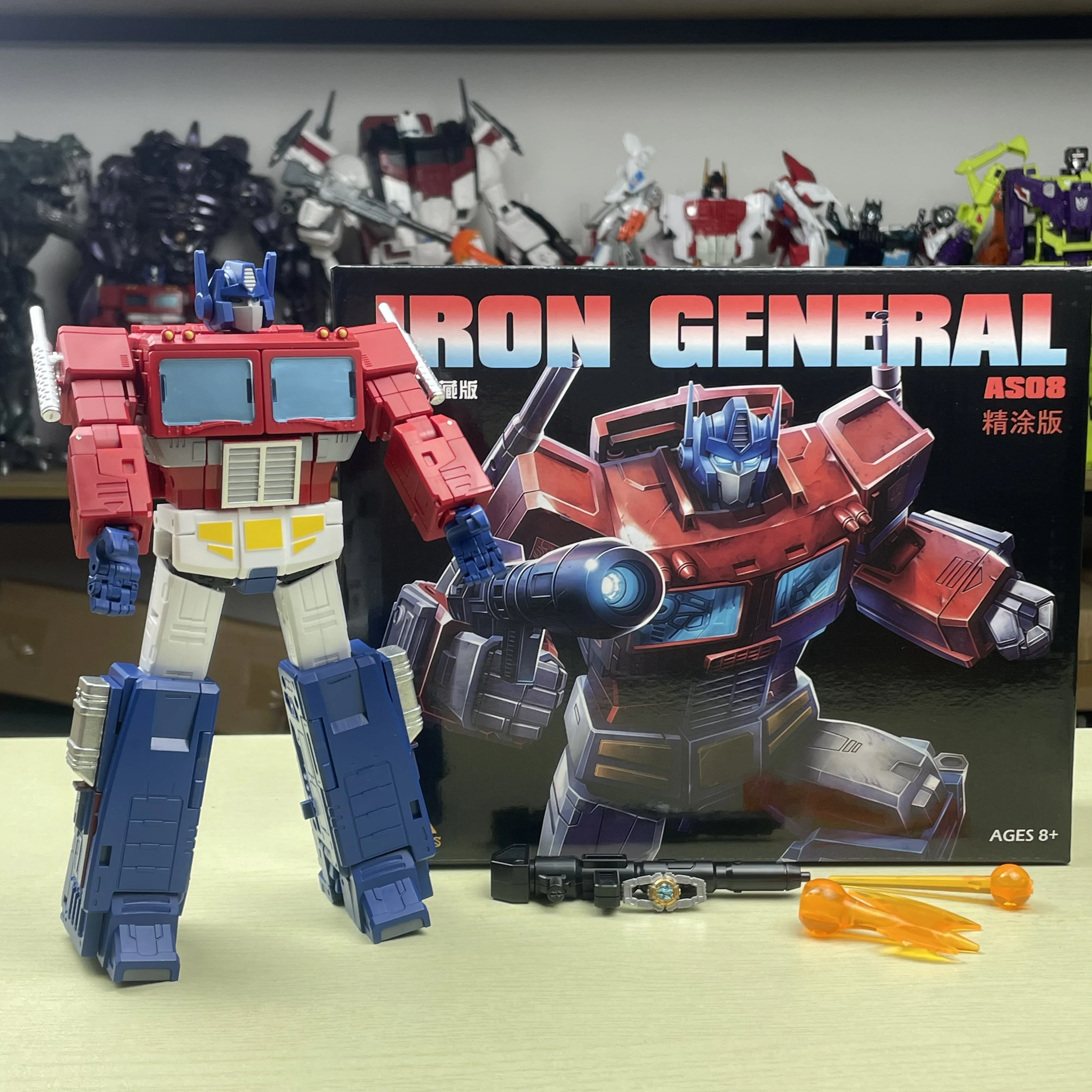 AS TOYS transformación AS08 AS08B AS08C OP Commander KO SS86 OP Prime ...