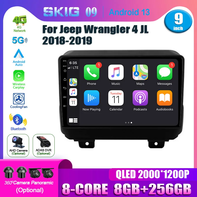 Android-13-0-Car-Radio-For-Jeep-Wrangler-4-JL-2018-2019-5G-WIFI-IPS ...