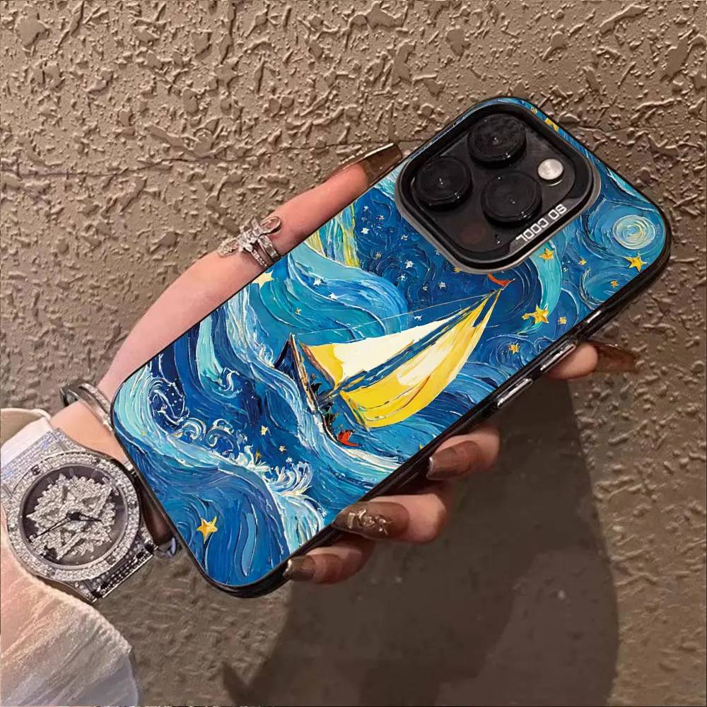 Creative Ocean-Themed Shockproof Protective Case for Honor 90 (VT-CYK9302)