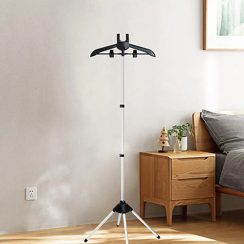 Adjustable-Telescopic-Clothes-Steamer-Rack-Vertical-Fabric-Hanging-And ...