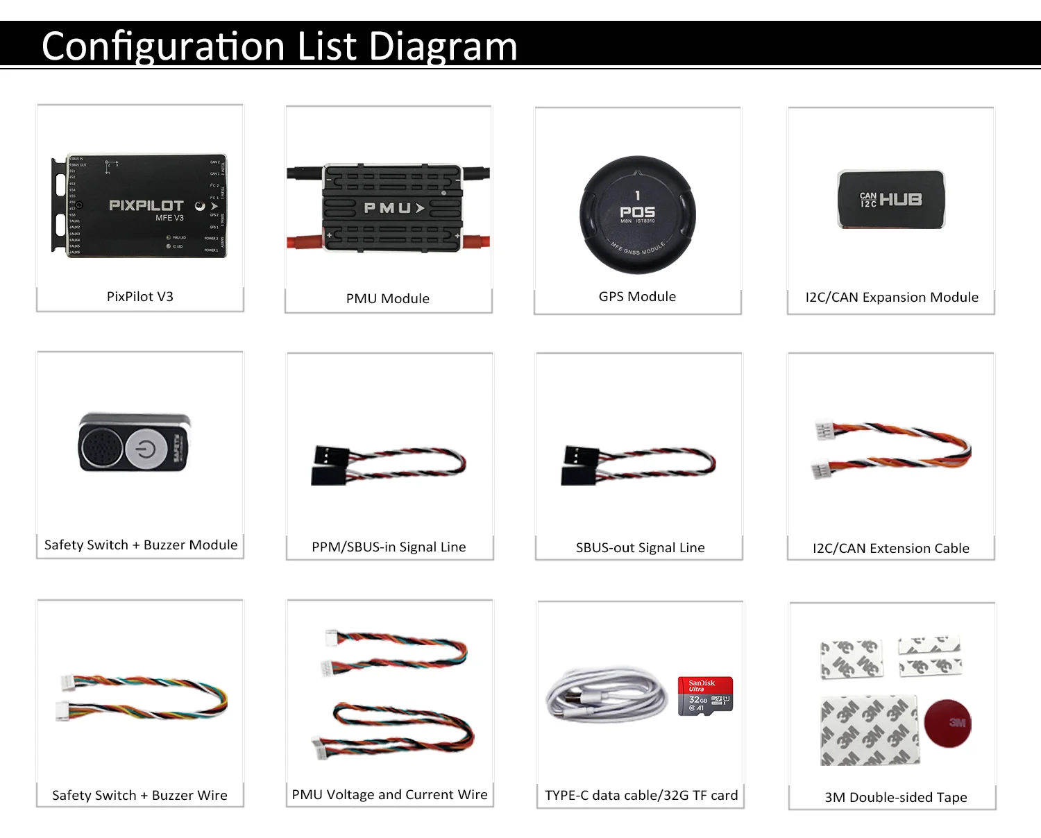 PixPilot V3 Flight Control Pixhawk Open Source Flight Control Ardupilo ...