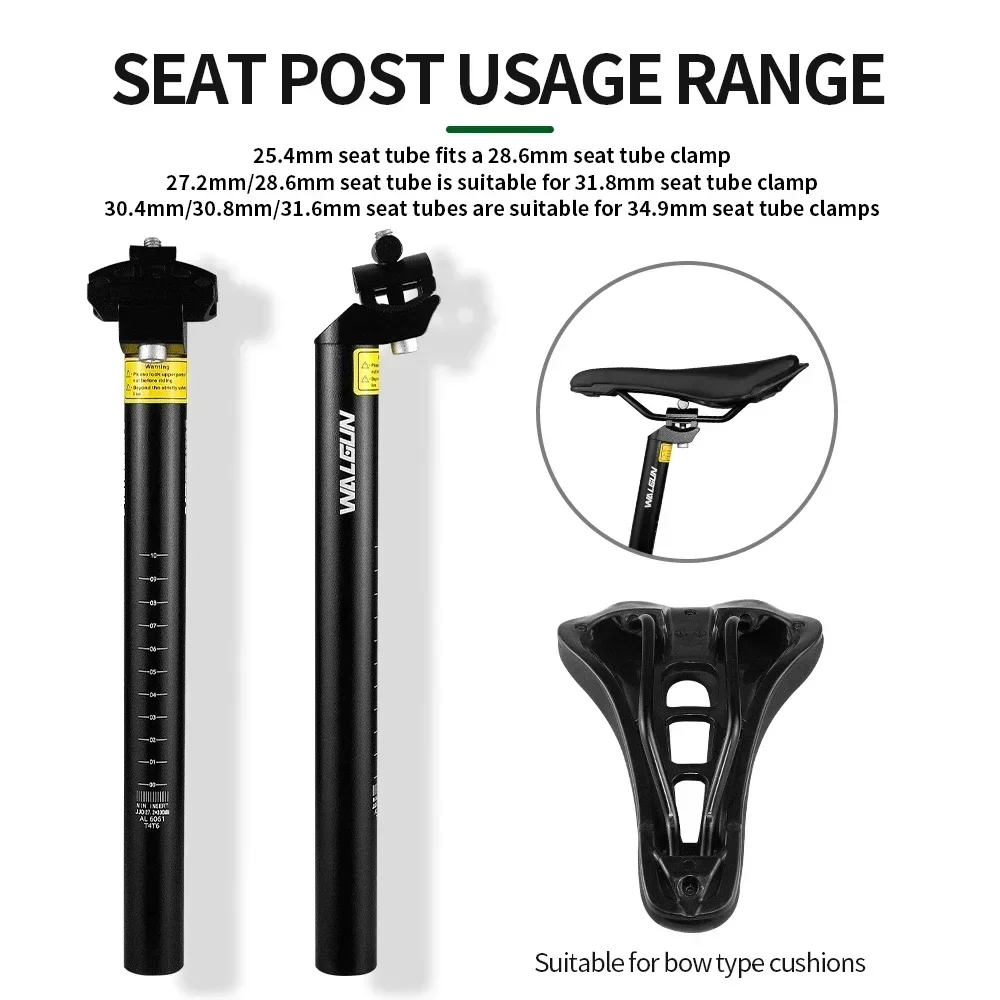 Walgun-MTB-Road-Bike-Seatpost-Tube-Aluminum-Alloy-Superlight-Seat-Post ...