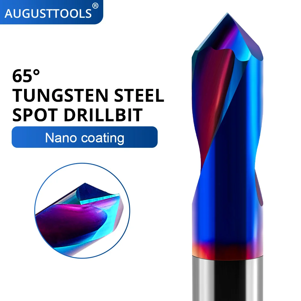 Augusttools-HRC65-Fixed-Point-Drill-90-Spot-Drills-Router-Bit-Tungsten ...