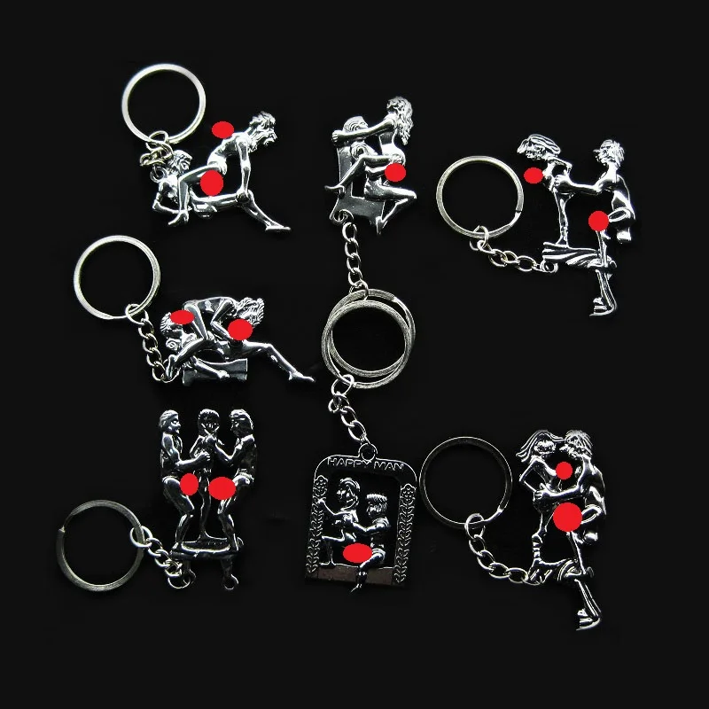 Funny Adult Keychain Different Shape Keyring For Girlfriend And ...