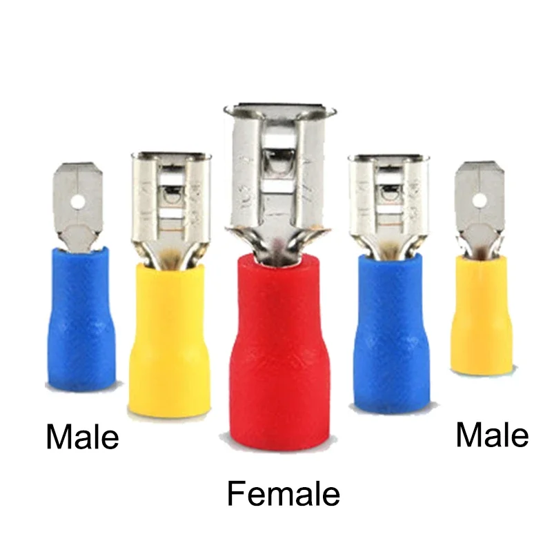 100-50-10pcs-Female-Male-Spade-Electrical-Crimp-Terminal-2-8mm-4-8mm-6 ...
