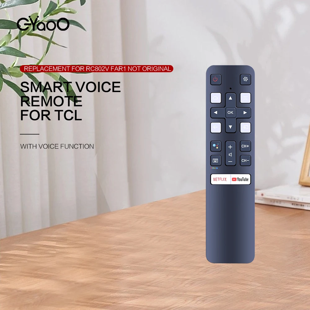 RC802V-FAR1-Voice-Remote-Control-For-TCL-RC802V-Android-Smart-TV-Voice ...