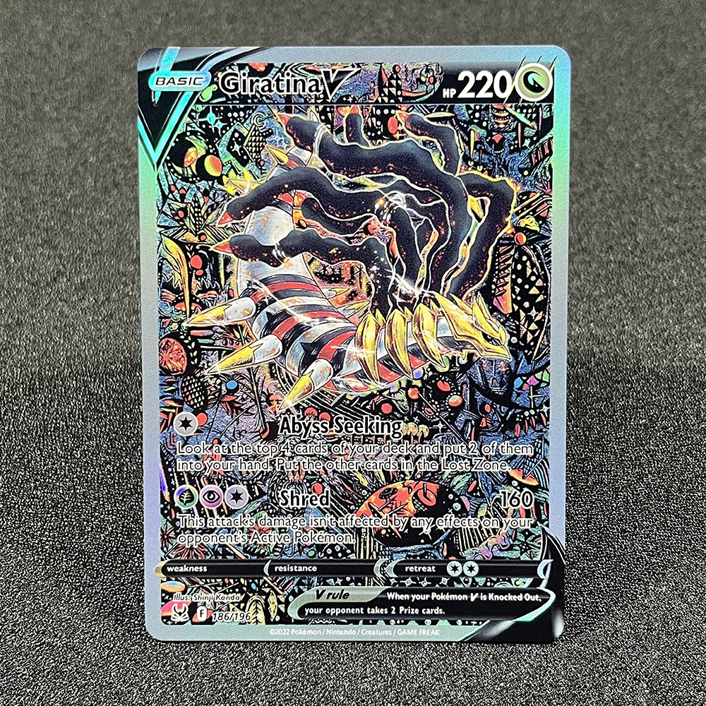 Pokémon PROXY Cards Sword & Shield Lost Origin (LOR) Pikachu Giratina Aerodactyl Rotom Foil TCG ...