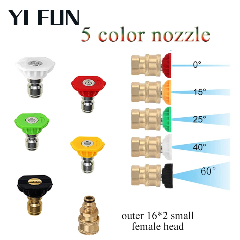 Car-Wash-Accessories-5-Color-Spray-Nozzle-For-High-Pressure-Washer ...